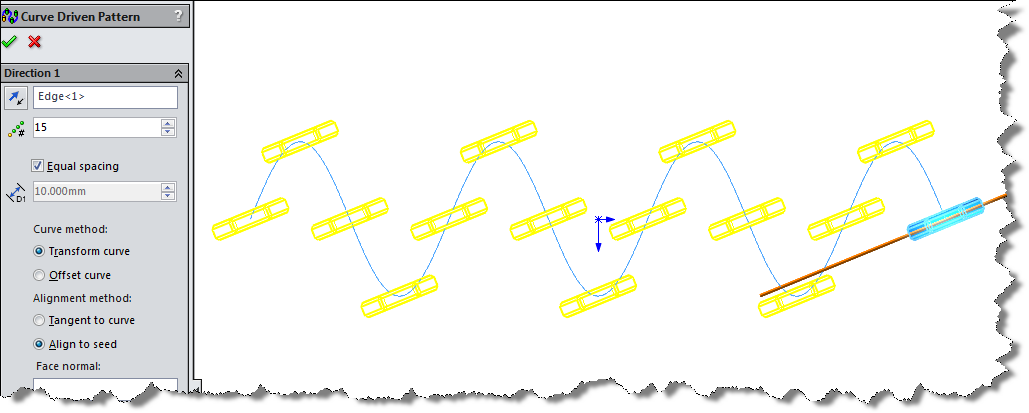 Control Alignment of Pattern Features