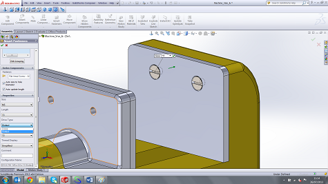 SOLIDWORKS Smart Fasteners