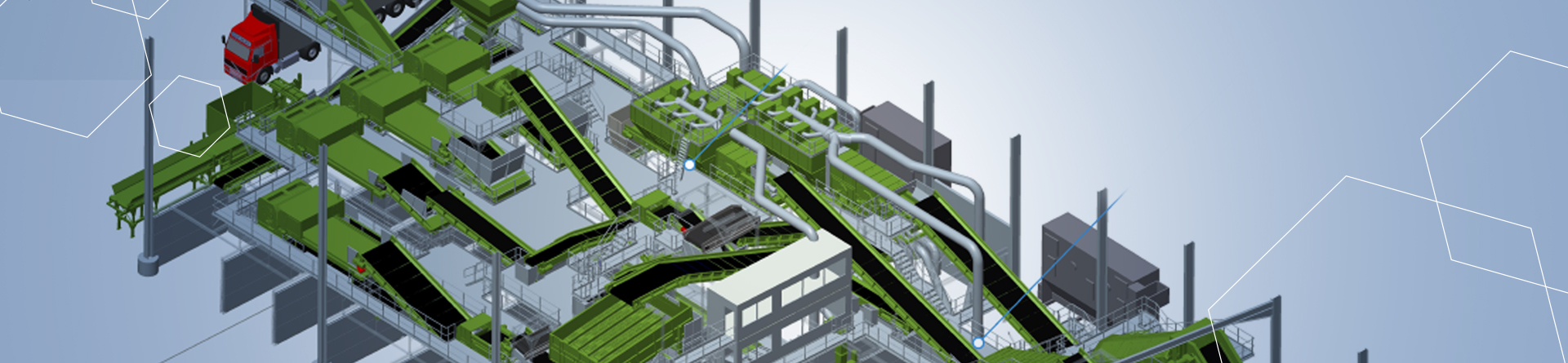 How is SOLIDWORKS used in Recycling & Waste Management?