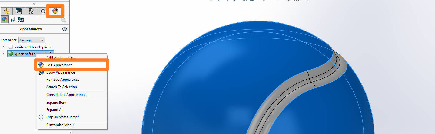 Advanced SOLIDWORKS Tutorial: How to Make a Tennis Ball in SOLIDWORKS