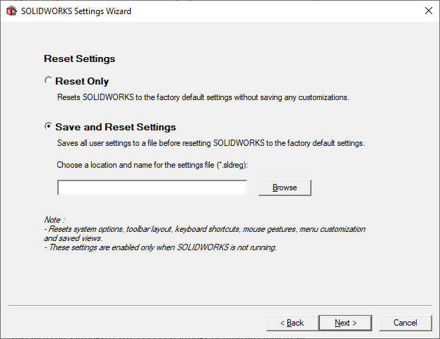 What is a Registry Reset? How to Reset SOLIDWORKS to Default Settings