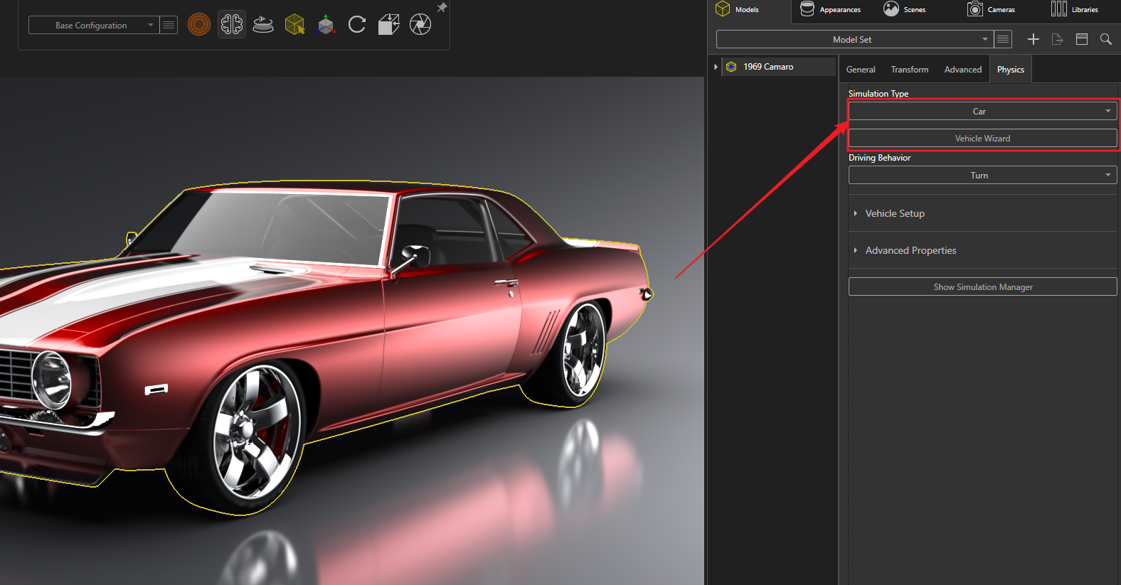 SOLIDWORKS Visualize 2019 - Driving Simulator